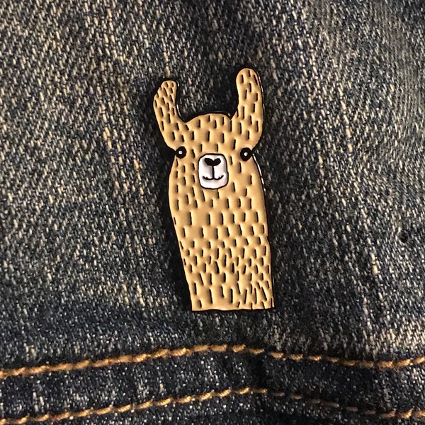 Cute Llama Pin - Etsy