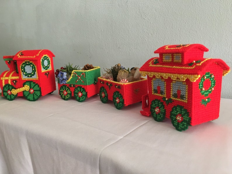 Plastic Canvas Train - Etsy