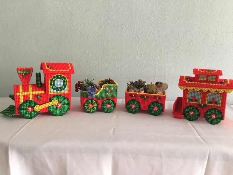 Plastic Canvas Train - Etsy