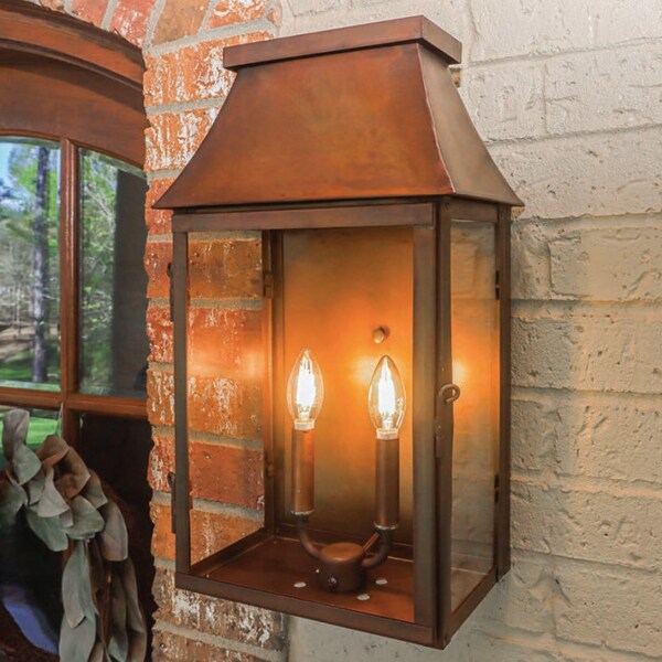 Copper Lantern - Etsy