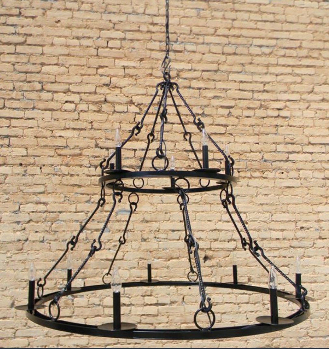 King Arthur Steel Chandelier Kitchen Island Pendant Dining Room Antique ...