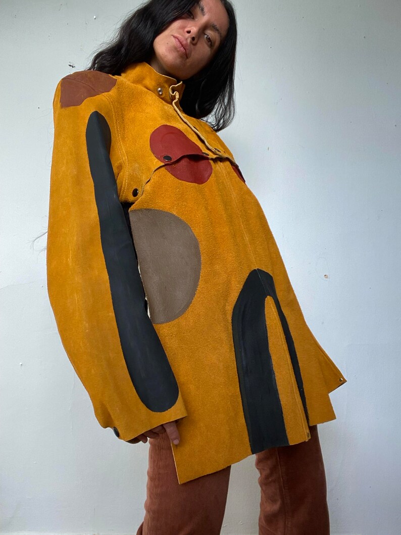 RARE Vintage Hand Painted bentley Welding Uniform, Leather Dress ...