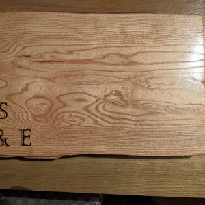 Personalised Hardwood Pyrography Chopping Boards/ Serving Platters ...