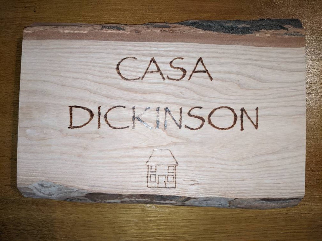 Solid Hardwood Sign/pyrography House Signs/room Names/personalised ...