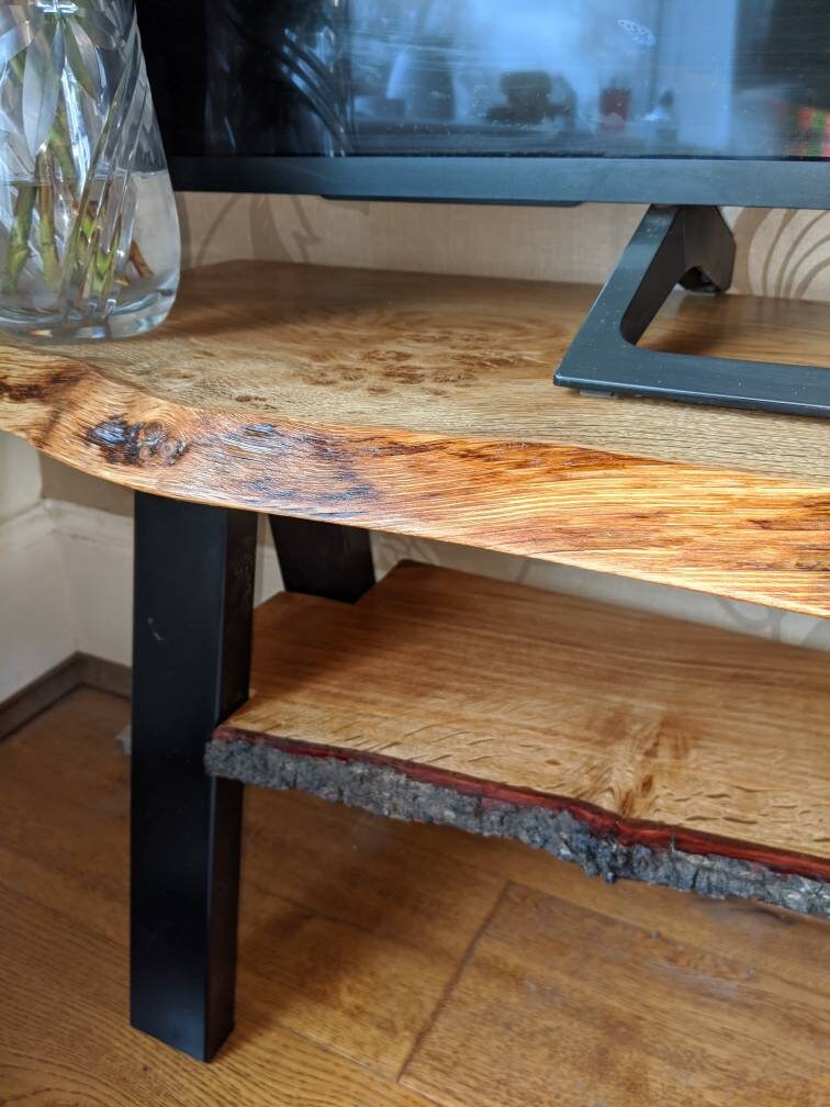 Handmade/live Edge/oak/media Table/tv Stand/console - Etsy UK