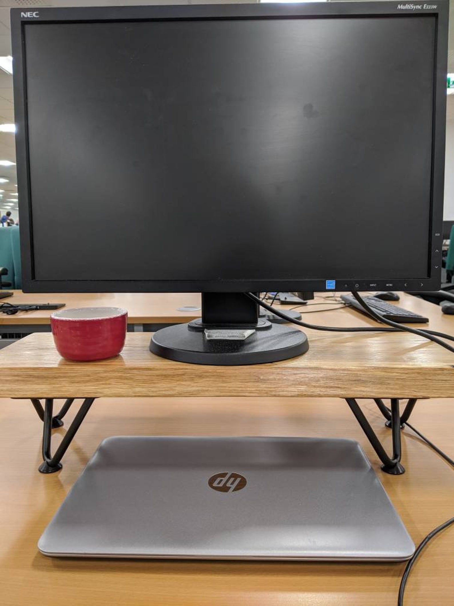 Live Edge/oak/pc Monitor Stand/apple Mac Stand/desk - Etsy Ireland