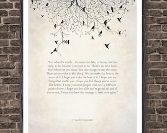 Scott Fitzgerald Art | Etsy