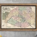 Rare Map of Utah 1878, Old Utah Map, Restoration Hardware Style, Old ...