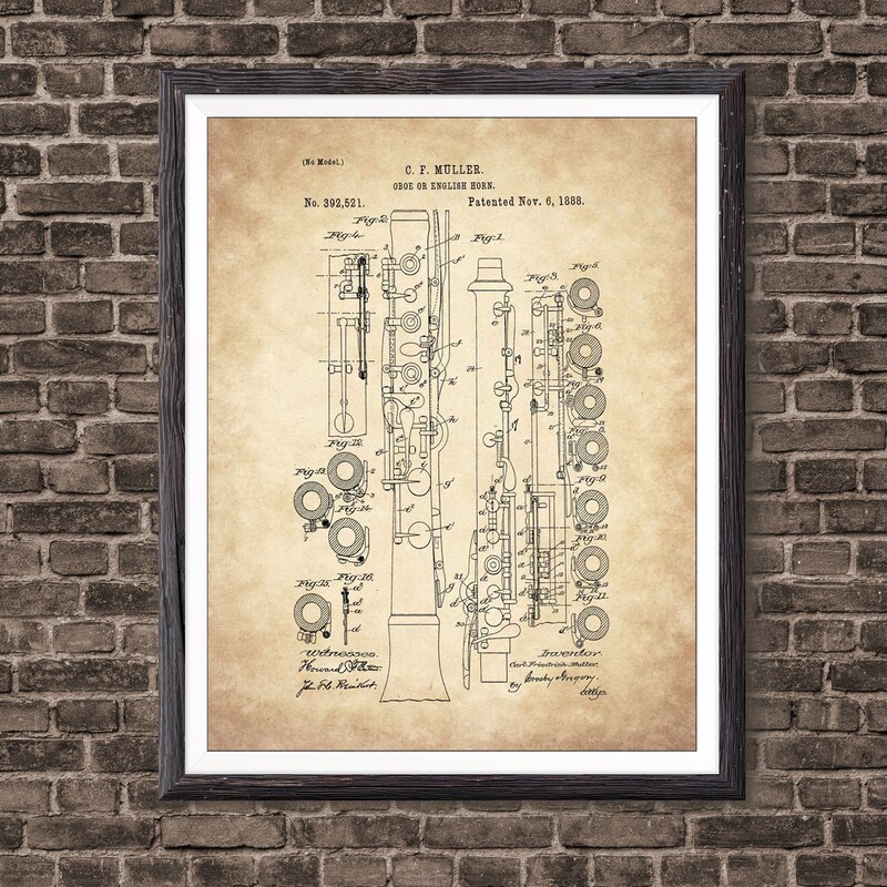 Oboe Art - Etsy