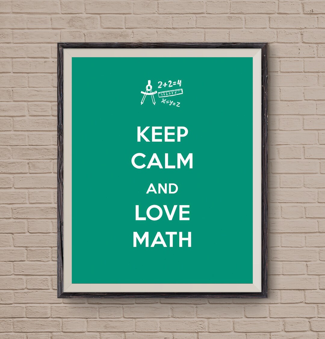 Math Teacher Gift, Math, Mathematics, Customized Gift, Keep Calm, Keep ...