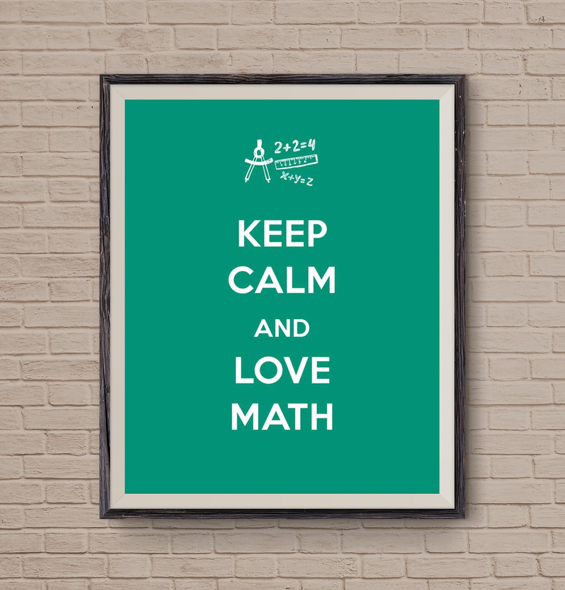 Keep Calm and Love Math Poster, Mathematics Art, Math Teacher Gift - Etsy