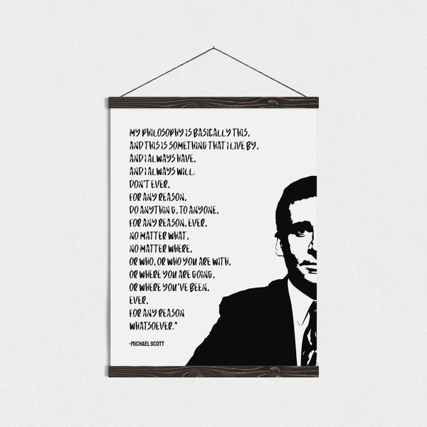 Michael Scott Poster - Etsy