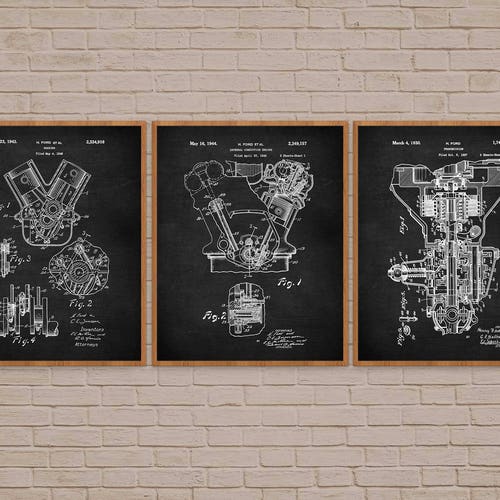Computer Patent Print Set of 6 Geek Art Print Gift Idea - Etsy