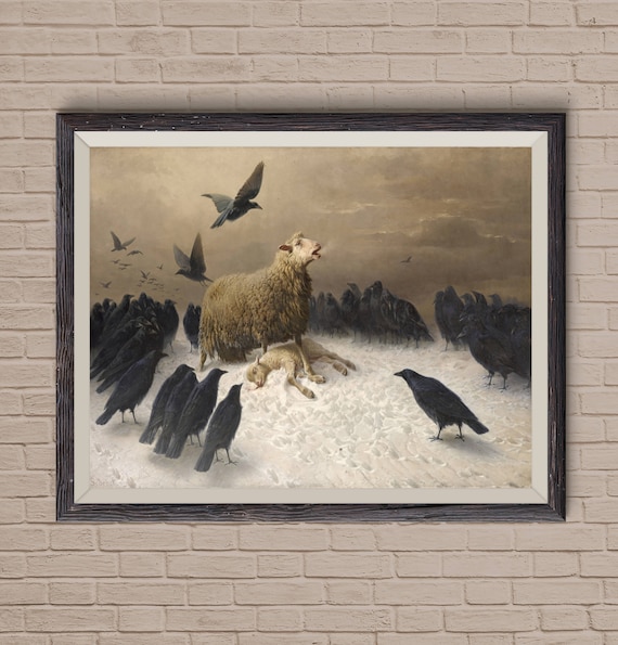 Wall Decor Home & Living Fine Art Print Anguish etna.com.pe