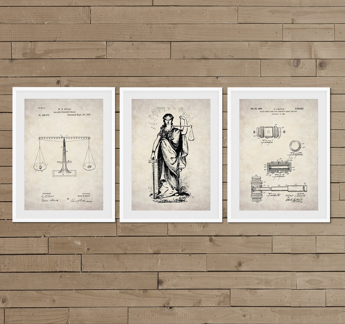 Law Art Lawyer Office Decor Law Office Decor Attorney | Etsy