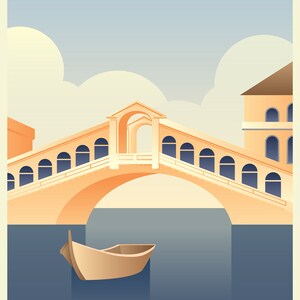 Venice Travel Poster, Venice Poster, Venice Print, Venice, Travel Print ...