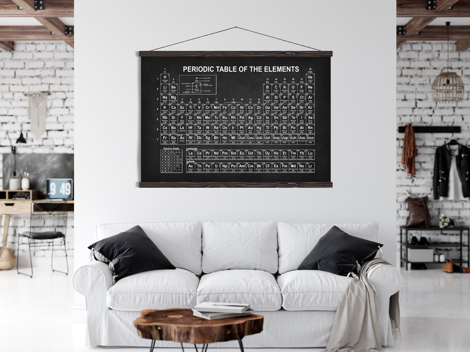 Periodic Table With Real Elements ,science Poster, Classroom Poster ...