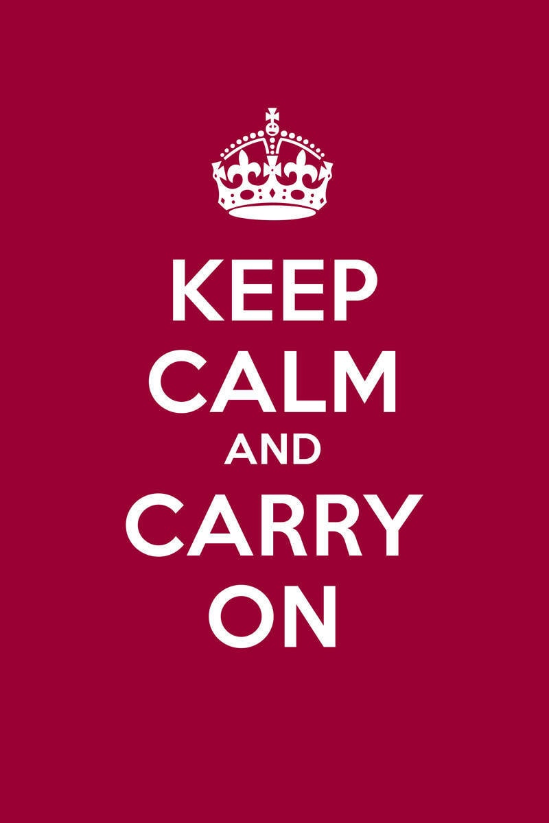 Keep Calm Keep Calm And Keep Calm Art Keep Calm Art Print - Etsy