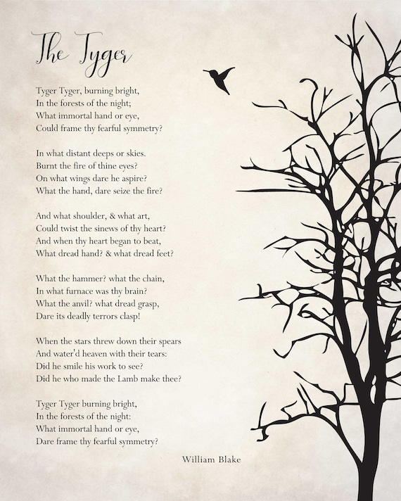 William Blake The Tyger And The Lamb