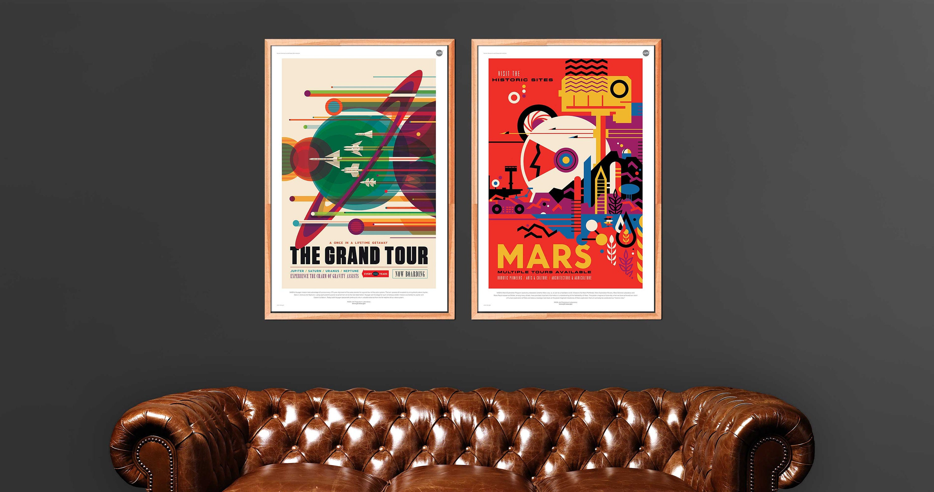 NASA Space Poster Set of 2 A Voyage of a Lifetime NASA | Etsy