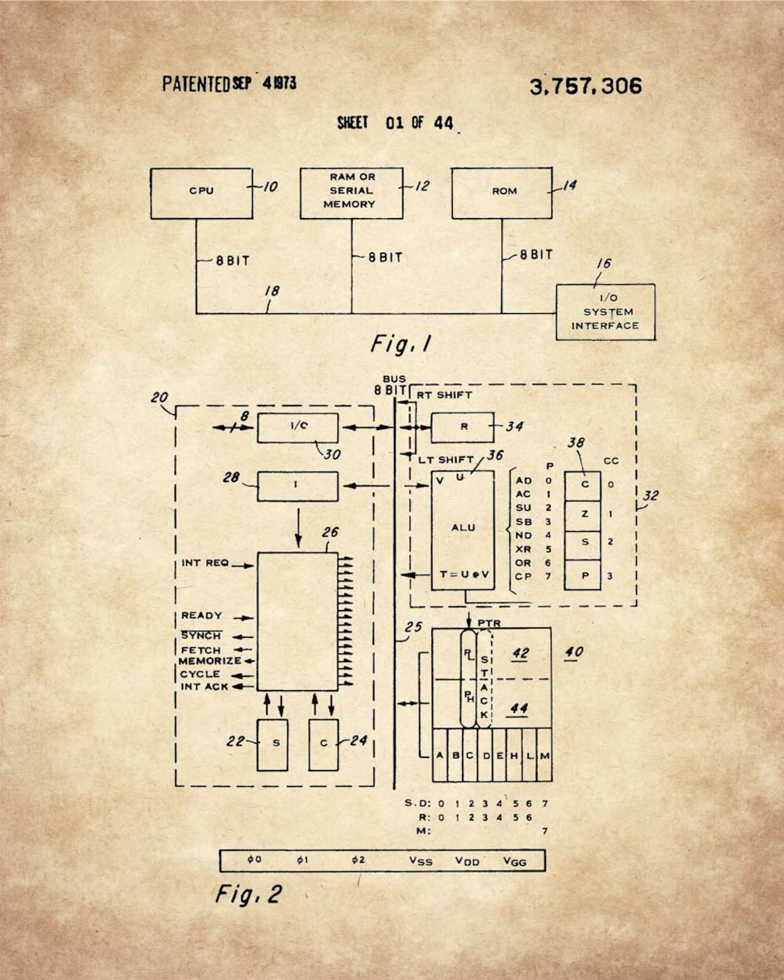 Computer Patent Print Set of 6 Geek Art Print Gift Idea - Etsy Canada