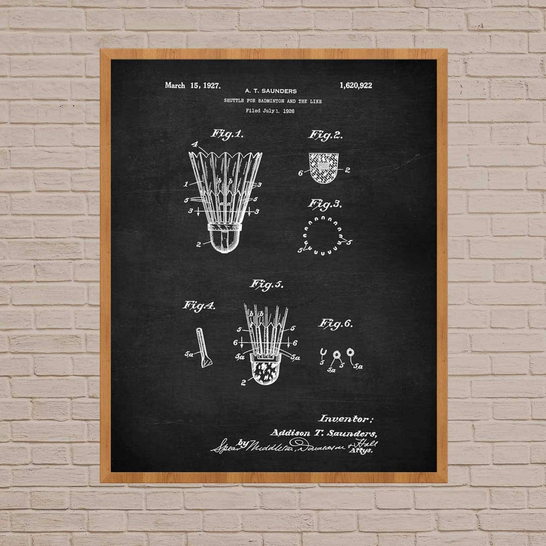 Badminton Wall Art, Badminton Poster, Badminton, Badminton Print ...