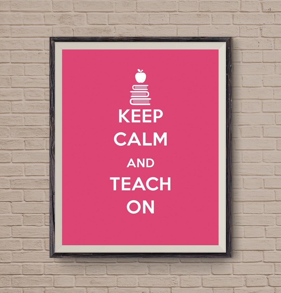 Teacher Wall Art for Classroom Decor, Classroom Art, Teaching ...