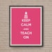 Teacher Wall Art for Classroom Decor, Classroom Art, Teaching ...