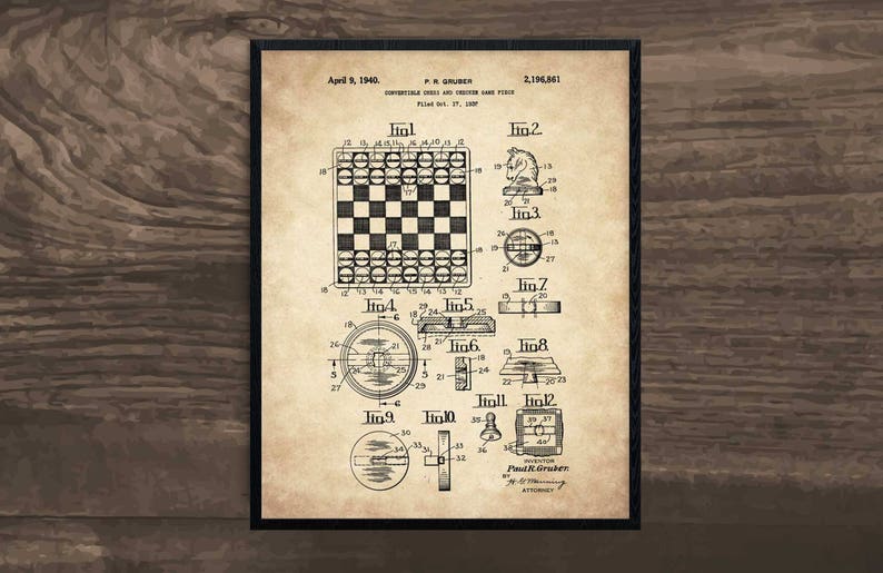 Chess Poster Chess Player Chess Art Chess Print Chess | Etsy