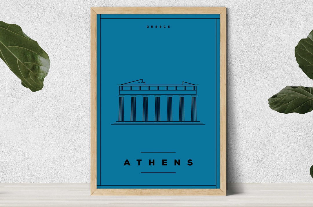 Athens Greece Travel Poster - Greece Poster - Greece Art - Athens ...