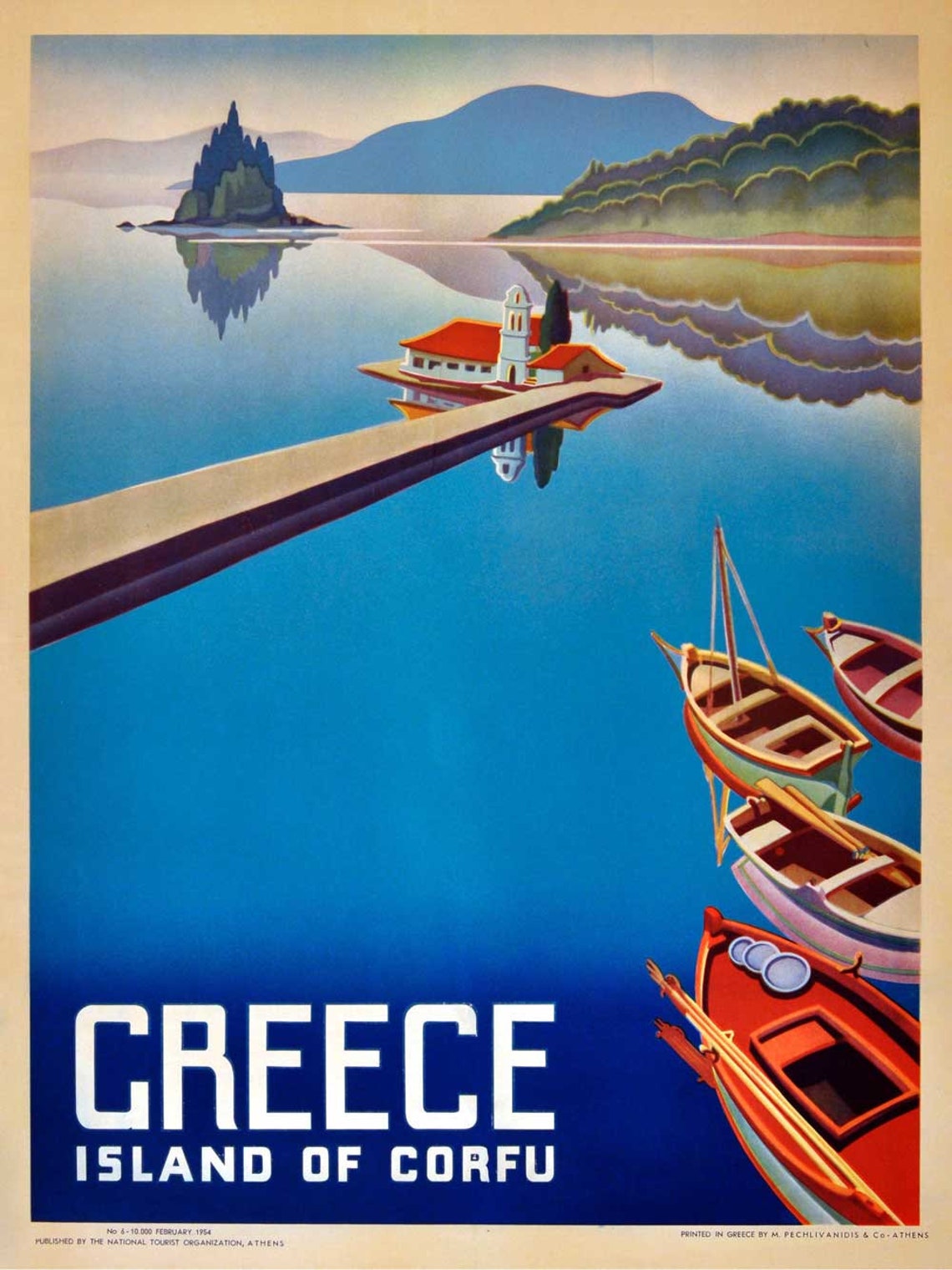 Greece Travel Poster Greece Poster Greece Art Athens | Etsy
