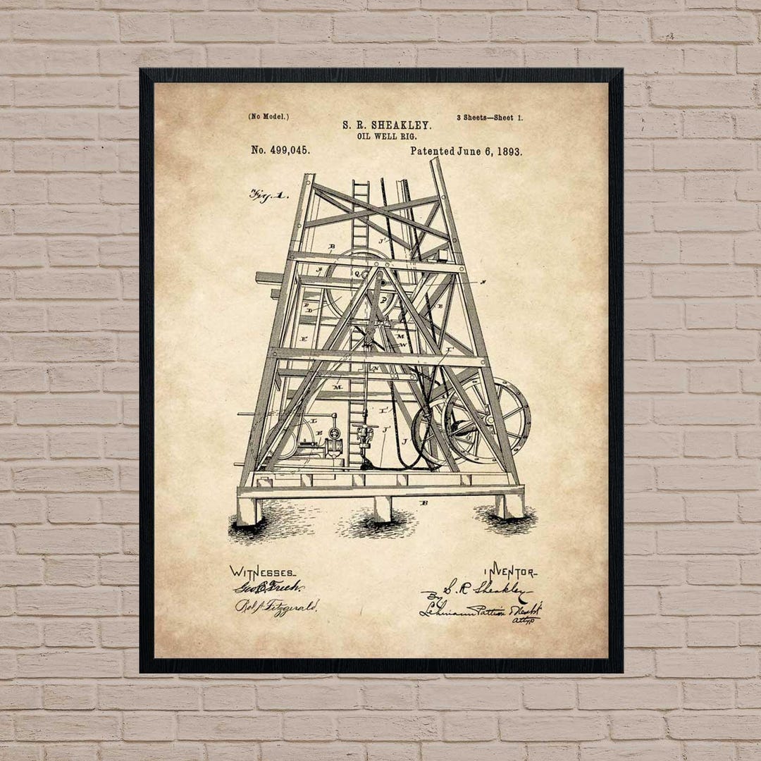 Oil Well Rig, Industrial Art, Texas Art, Oil Derrick, Oil Worker, Oil ...
