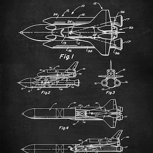 NASA Space Shuttle Poster, NASA Space Shuttle Print, NASA Space Shuttle ...
