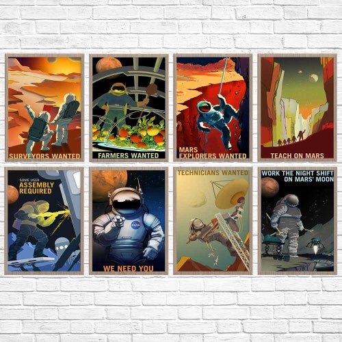 Space Art Print Pack Pick and Mix Full Set Space Decor - Etsy