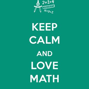 Math Teacher Gift, Math, Mathematics, Customized Gift, Keep Calm, Keep ...