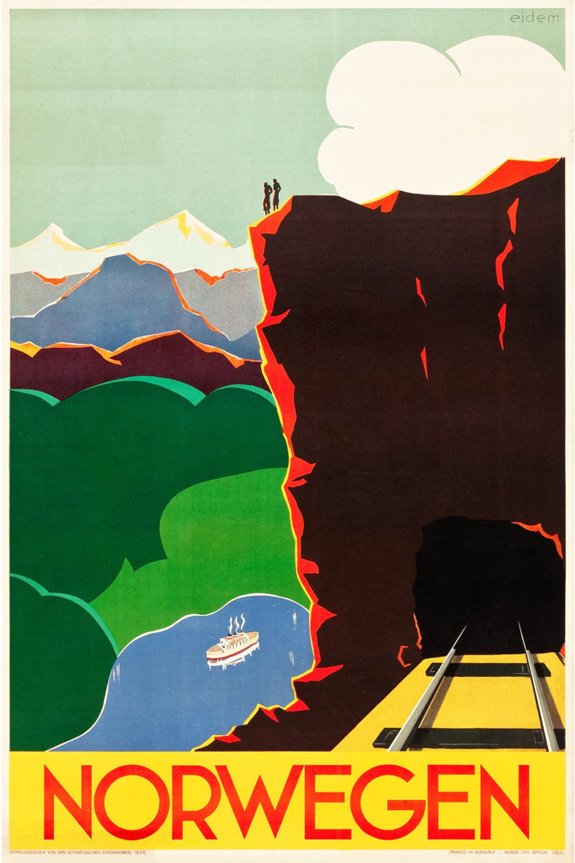 Norway Norway Print Norway Poster Norway Art Norway Travel | Etsy