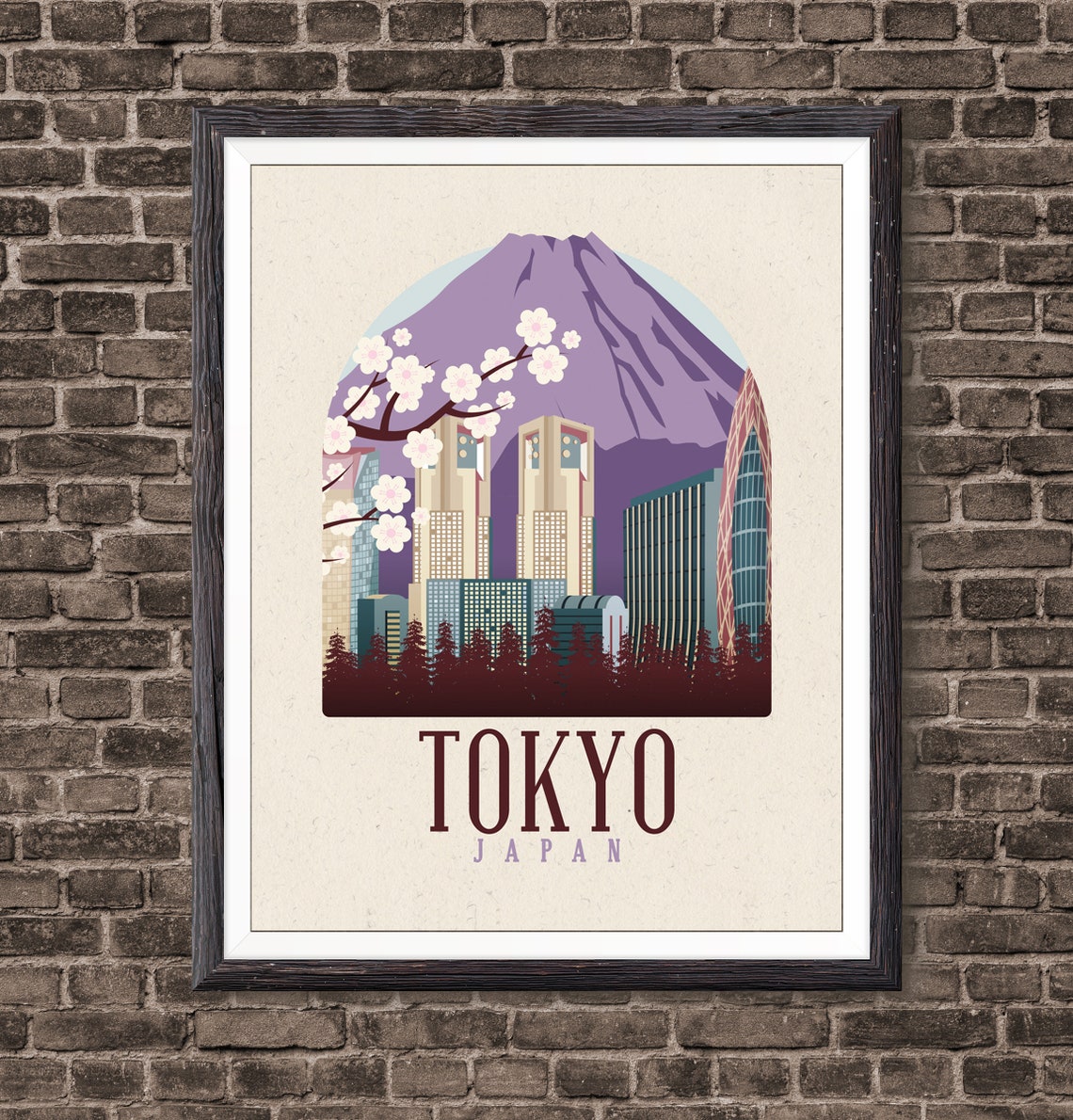 Tokyo Art Print Japan Poster Japanese Decor Gift for Teen - Etsy