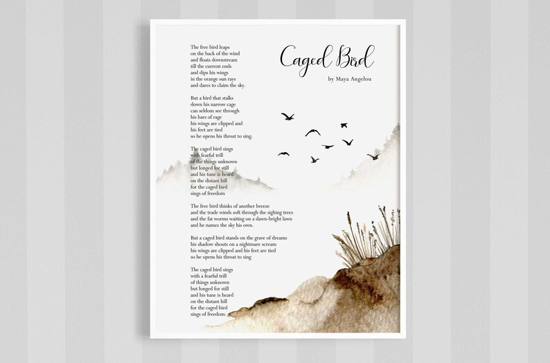 Caged Bird Poem