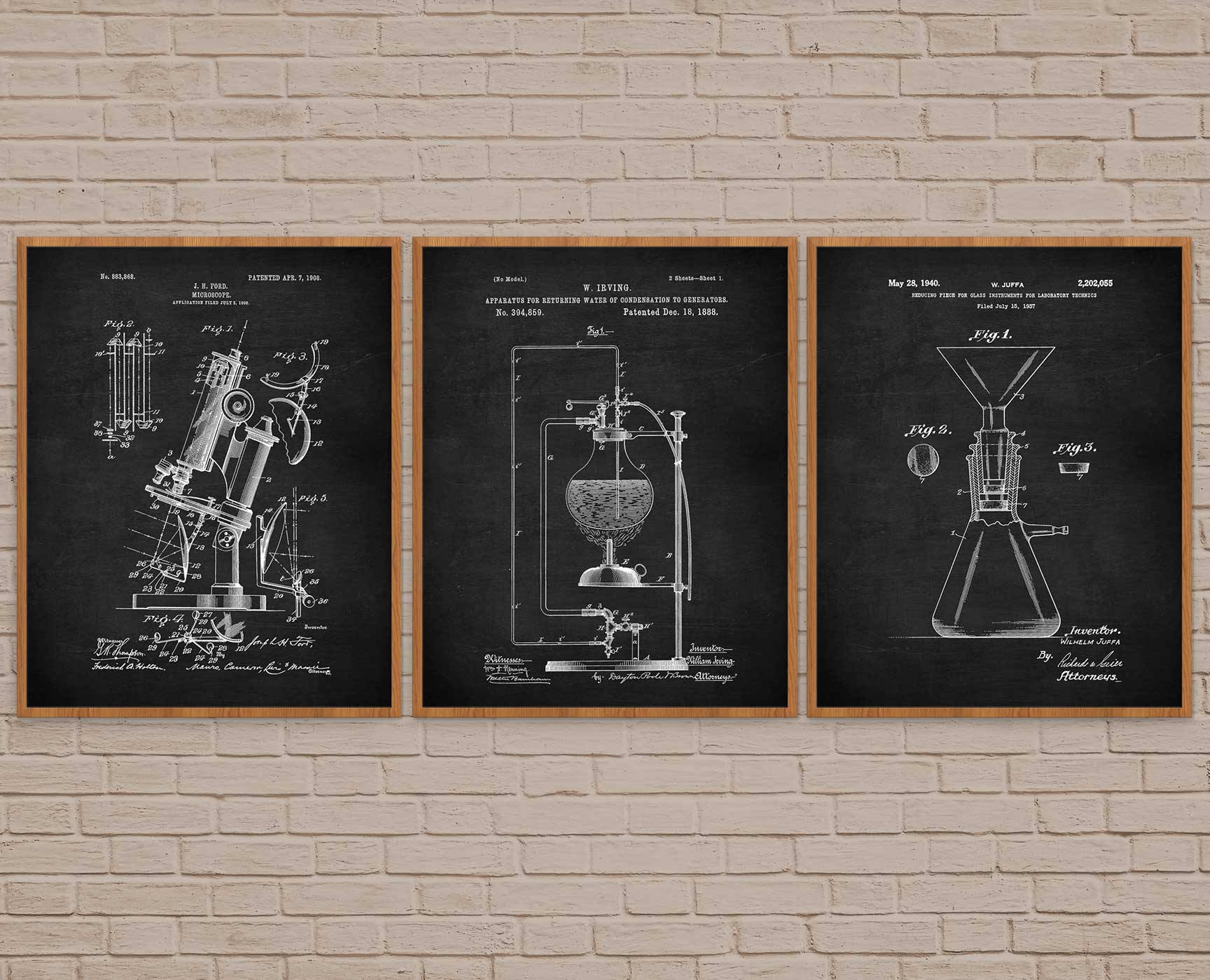 Vintage Scientists In Lab