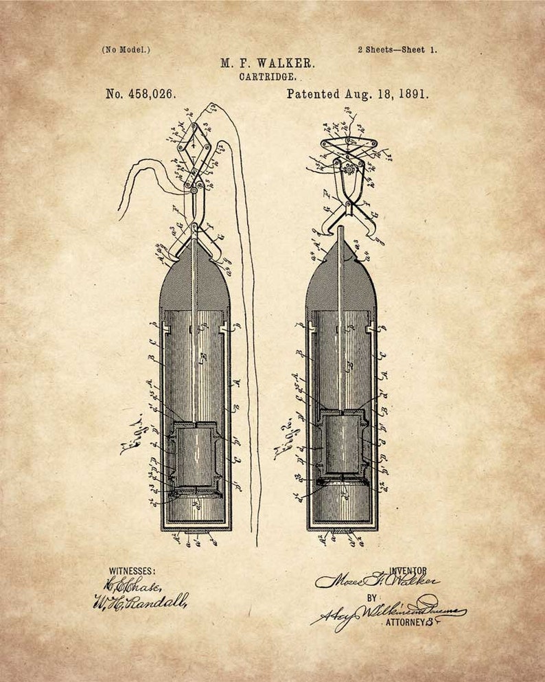 EOD Patent Print Wall Art Military Art Explosives Patent - Etsy
