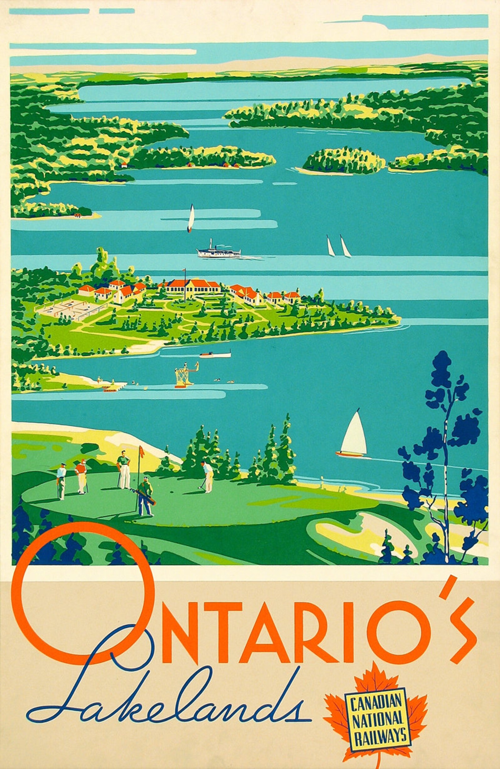 Canada Travel Poster Travelers Gift Ontario Travel Print - Etsy Canada