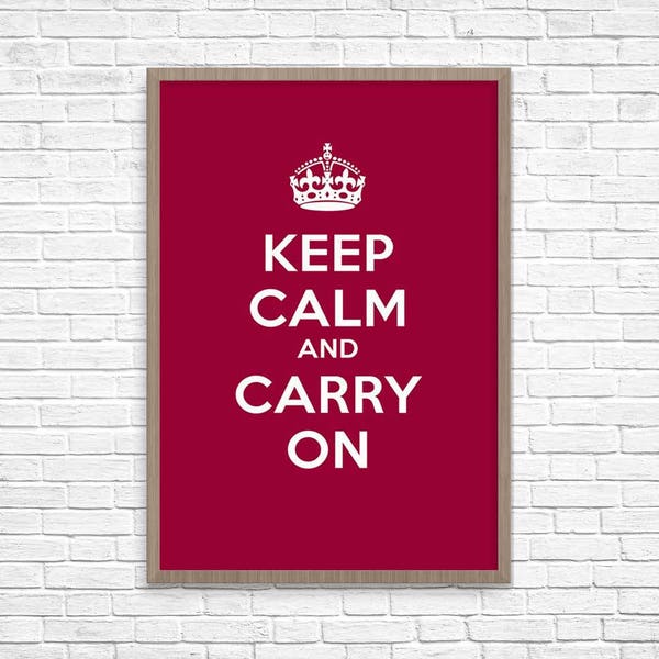 Carry on Poster - Etsy