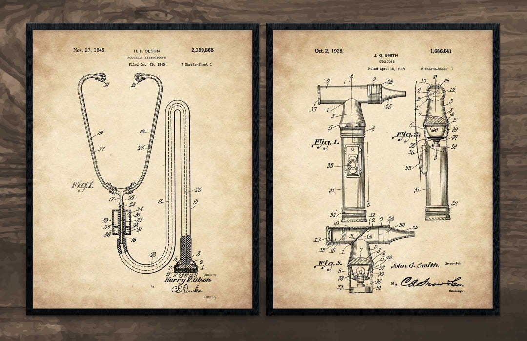 Doctor, Doctor Gift, Set of 2, Doctor Art, Medical Art, Medical Wall ...