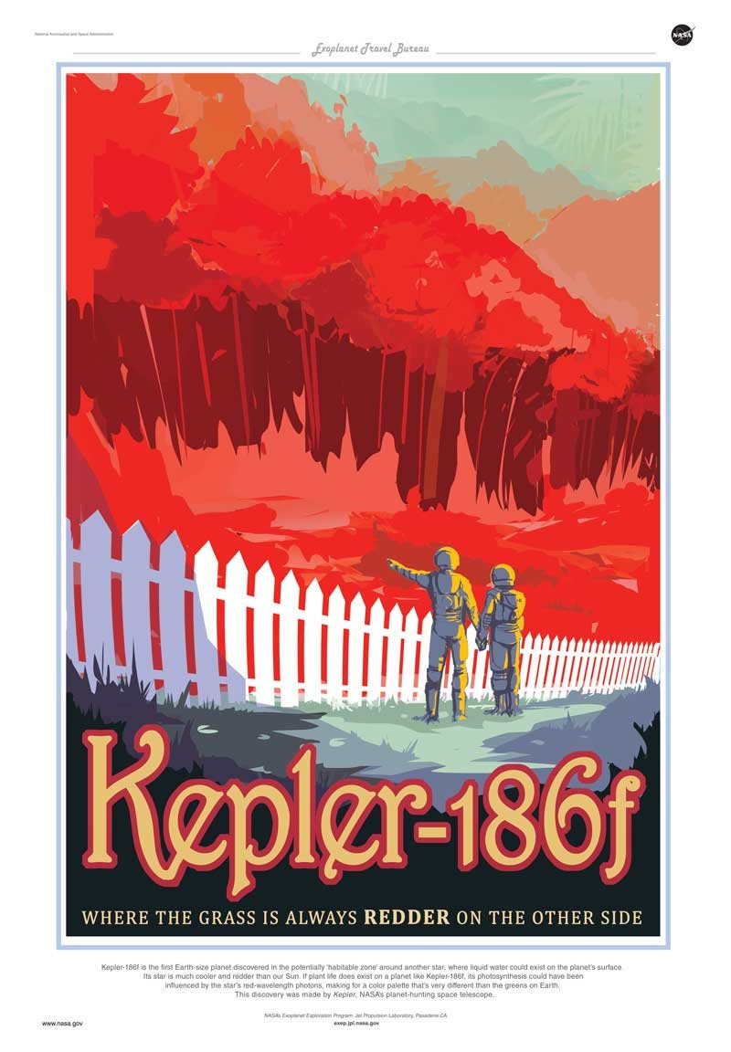 Kepler-16b Poster NASA Space Poster NASA Exoplanet Travel - Etsy