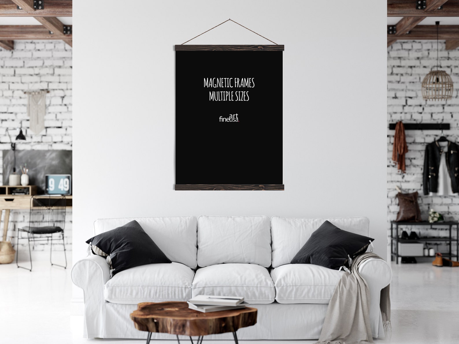 Magnetic Hanging Frame by Fineartusa | Etsy