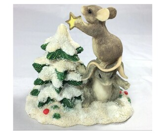 Rabbit Christmas Tree Topper - Etsy