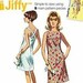 DIY UNCUT Sizes 6 14 Jiffy PATTERN Misses Semi Fitted Dress - Etsy