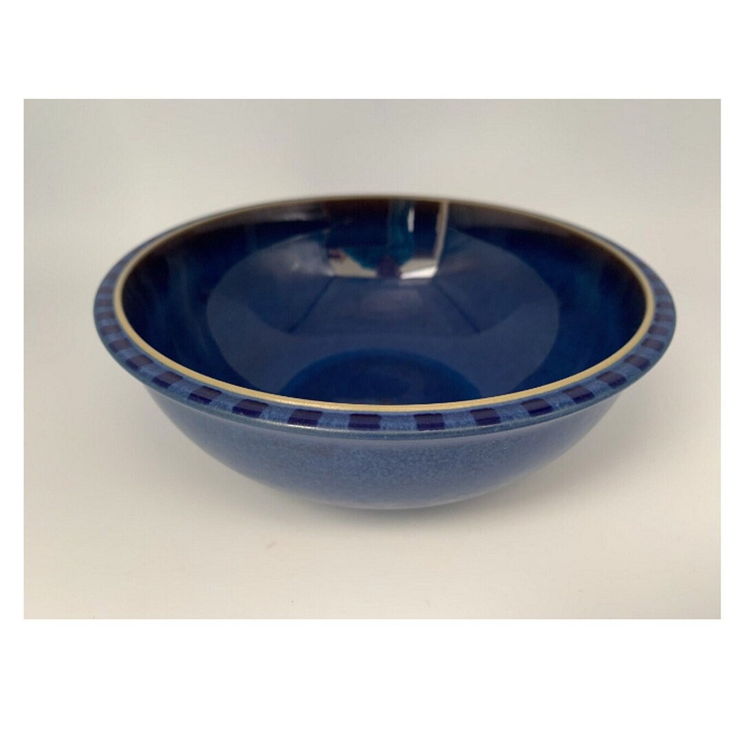 Vintage Reflex Denby Langley Blue Stoneware England Cereal - Etsy