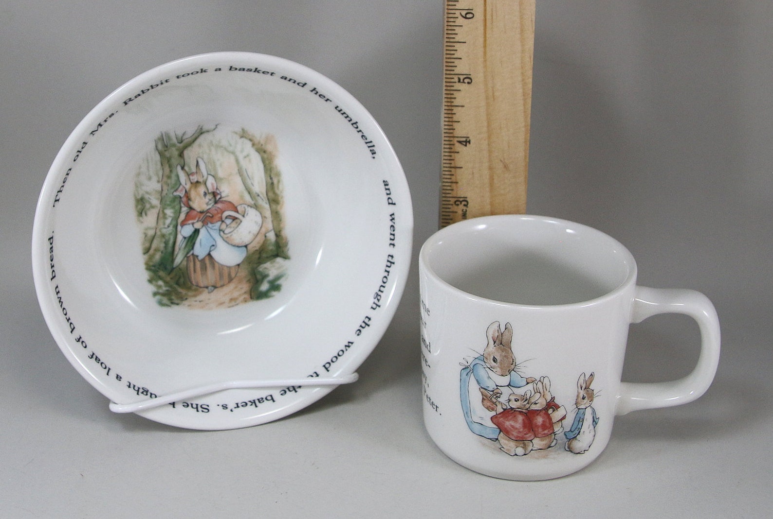 Vintage Wedgwood Peter Rabbit Ceramic Boxed Toddler's Bowl - Etsy