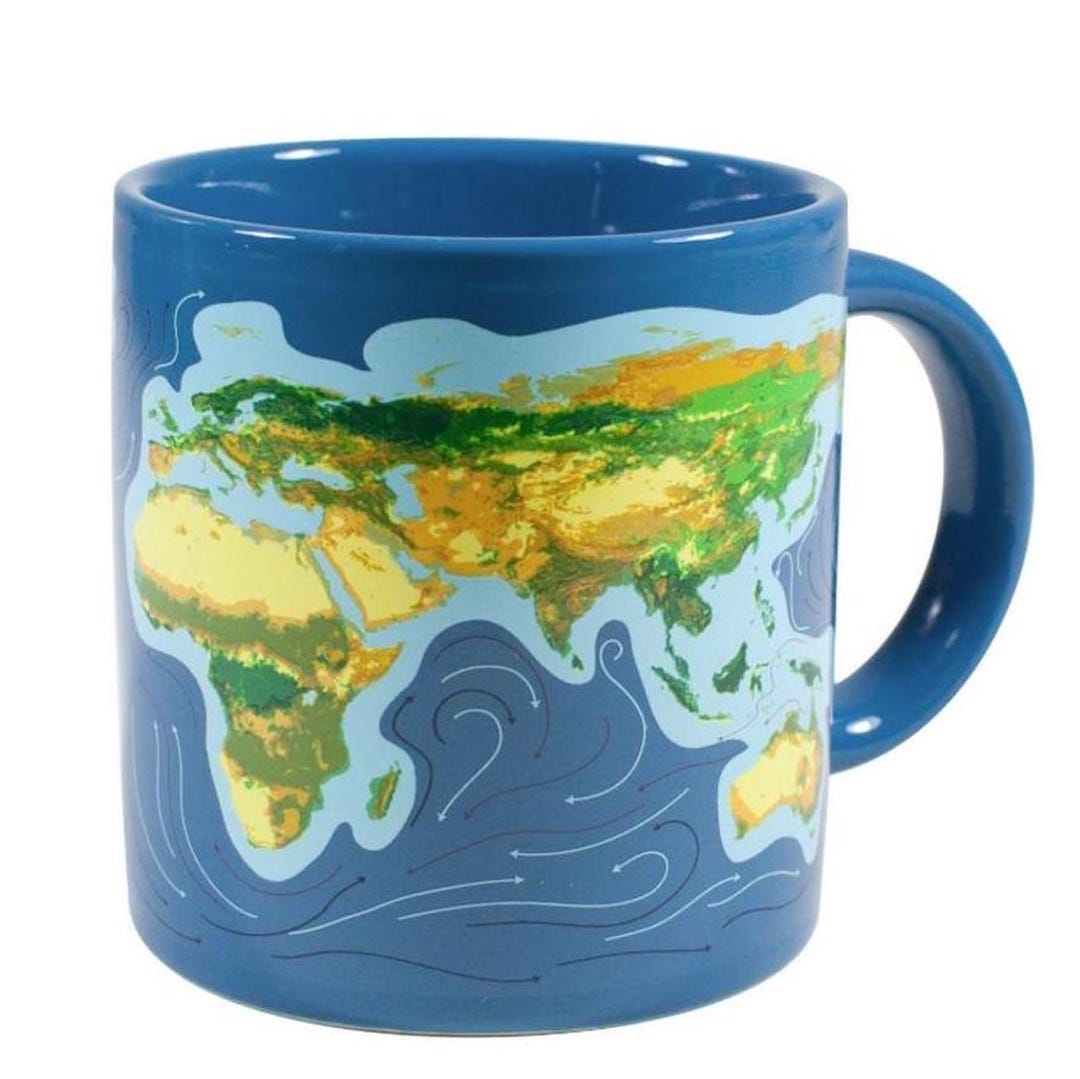Climate Change Heat Transforming Color Changing Mug, Sea Levels Rise ...